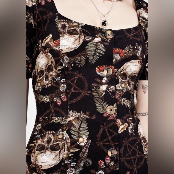 Disturbia | Dresses | Nwt Disturbia Goliath Puff Sleeve Mini Dress ...